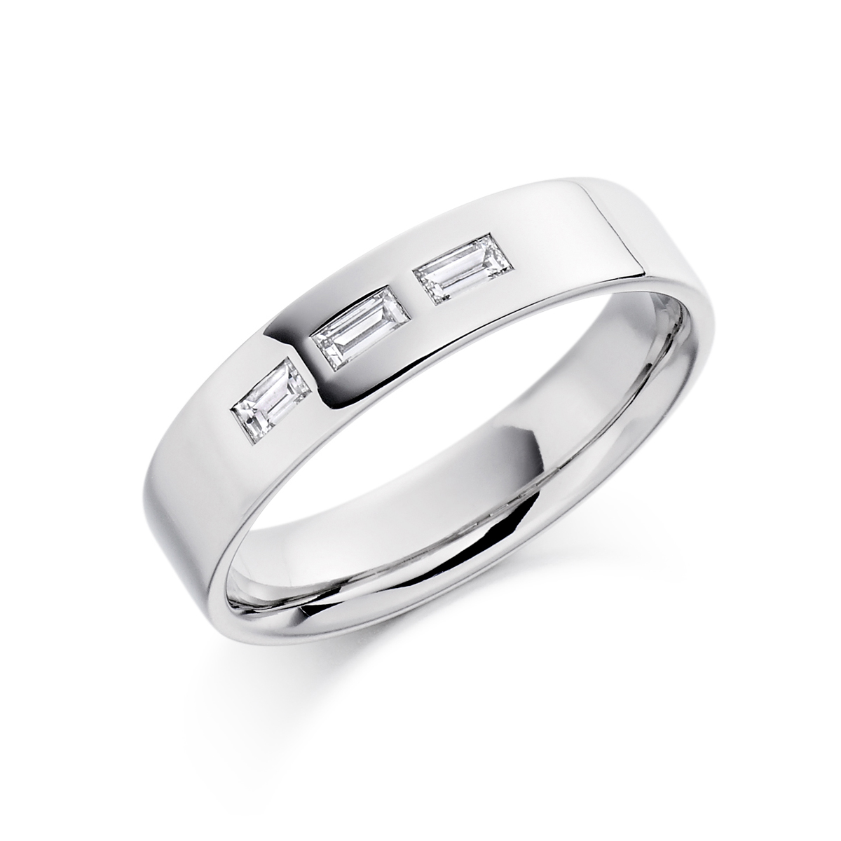 Princess Cut Diamond Gents Wedding Ring - Hancocks Jewellers